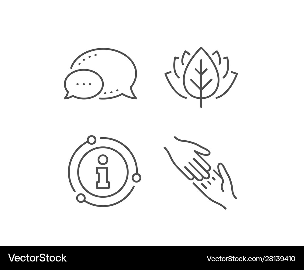 Helping hand line icon give gesture sign Vector Image