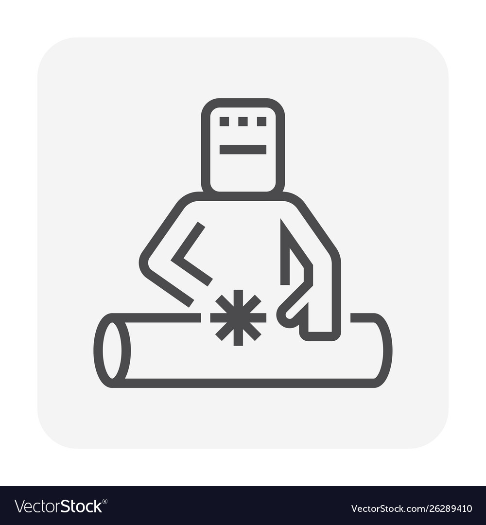 Pipeline construction icon Royalty Free Vector Image