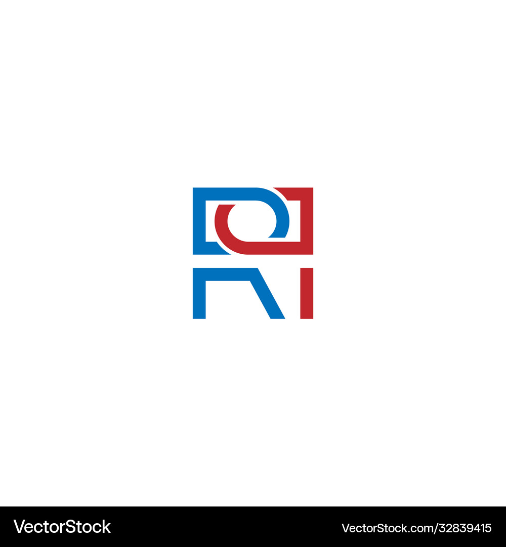 Pr or rp logo and icon designs with different Vector Image