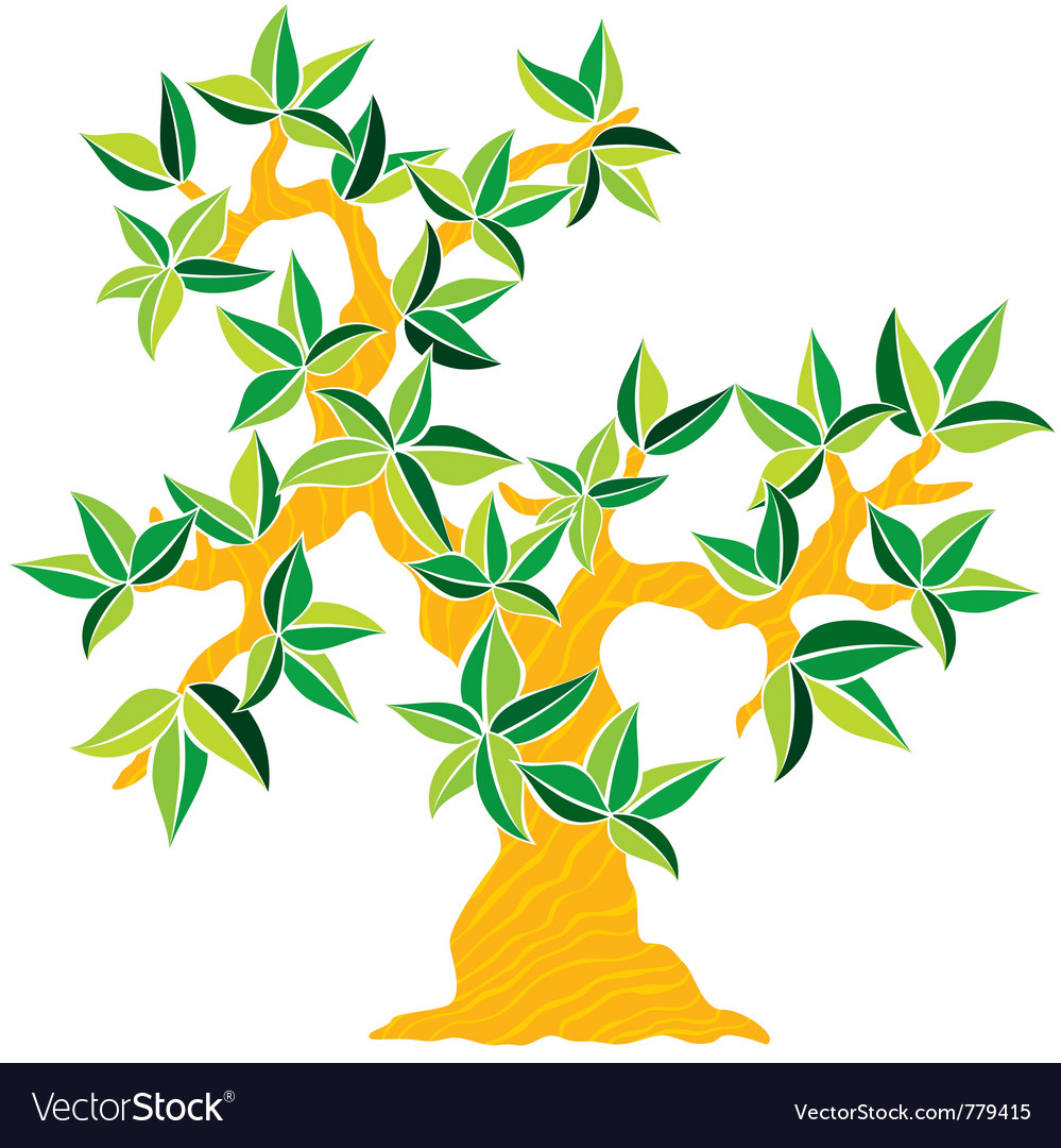 Spring tree Royalty Free Vector Image - VectorStock
