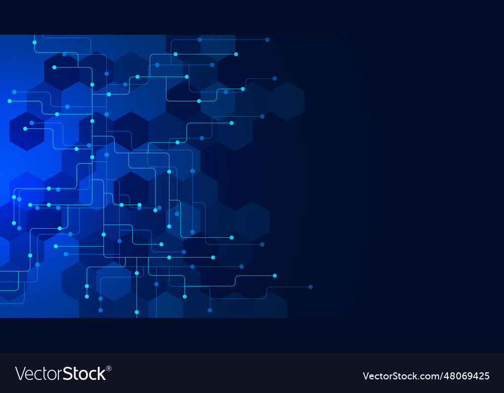 Abstract futuristic technology Royalty Free Vector Image