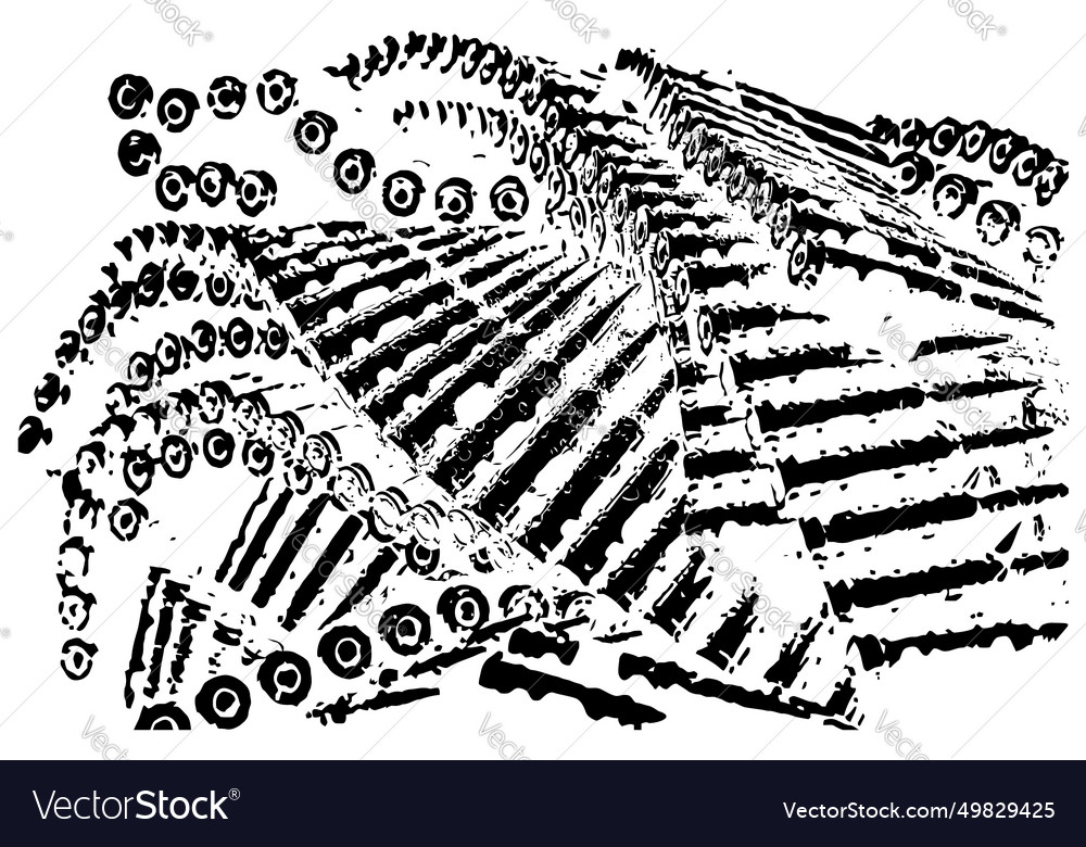 Bullets pattern Royalty Free Vector Image - VectorStock