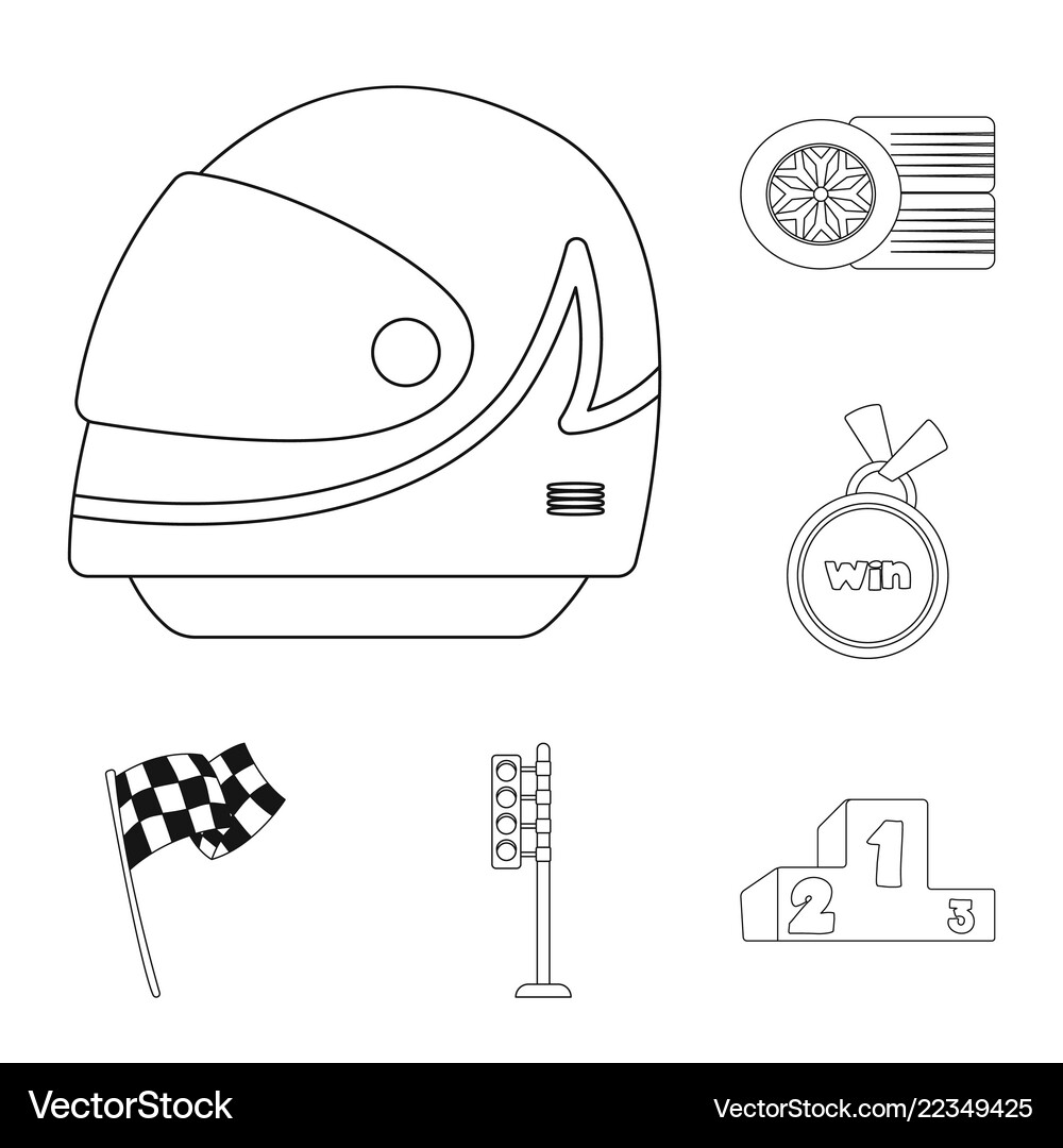 Car and rally icon Royalty Free Vector Image - VectorStock