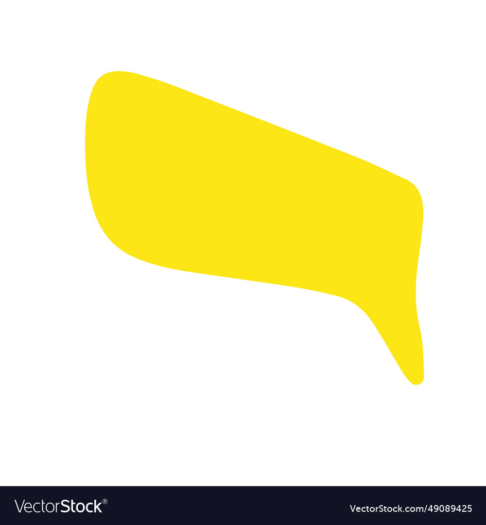 Comic bubble chat icon element Royalty Free Vector Image