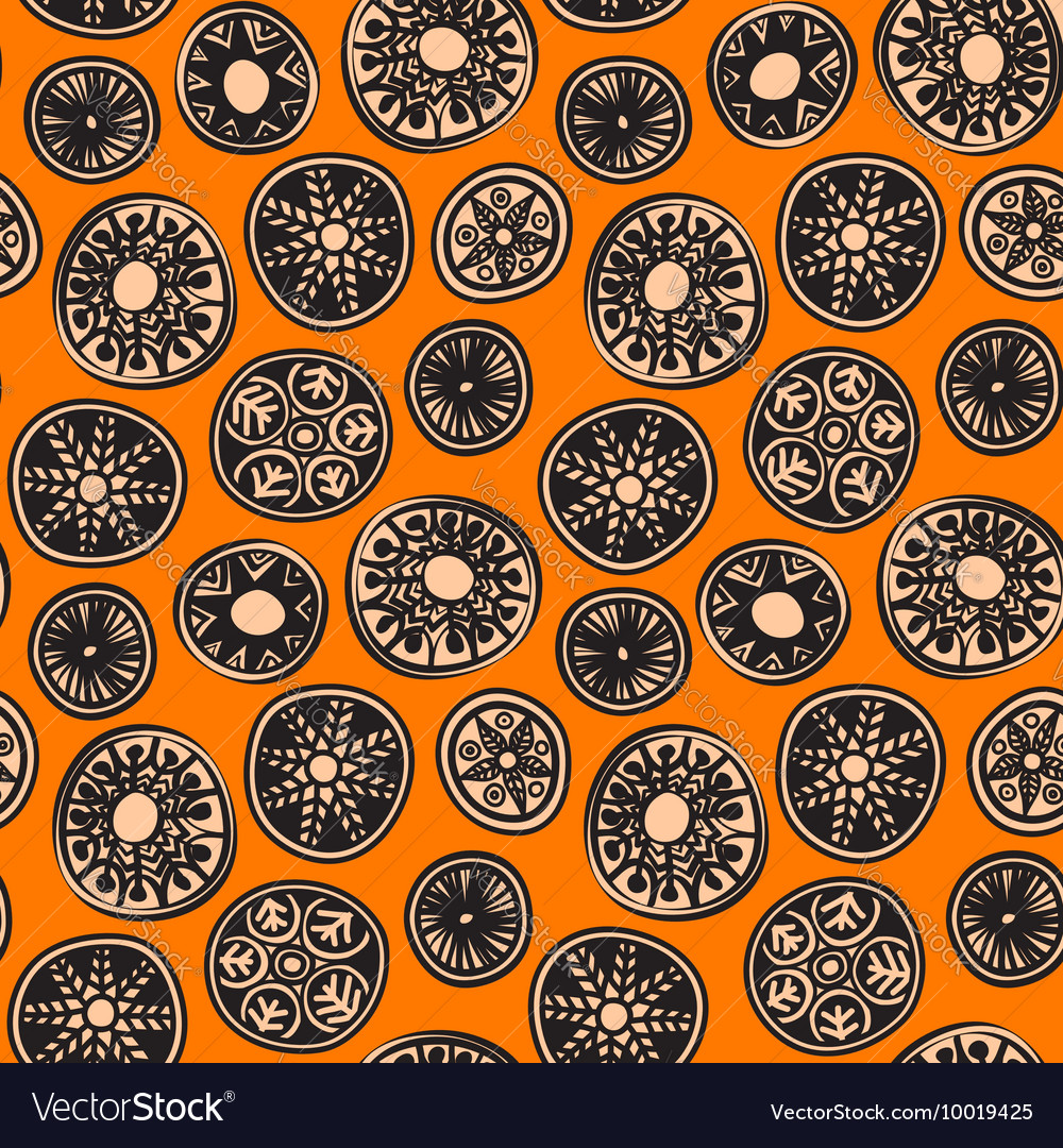 Seamless boho pattern Royalty Free Vector Image