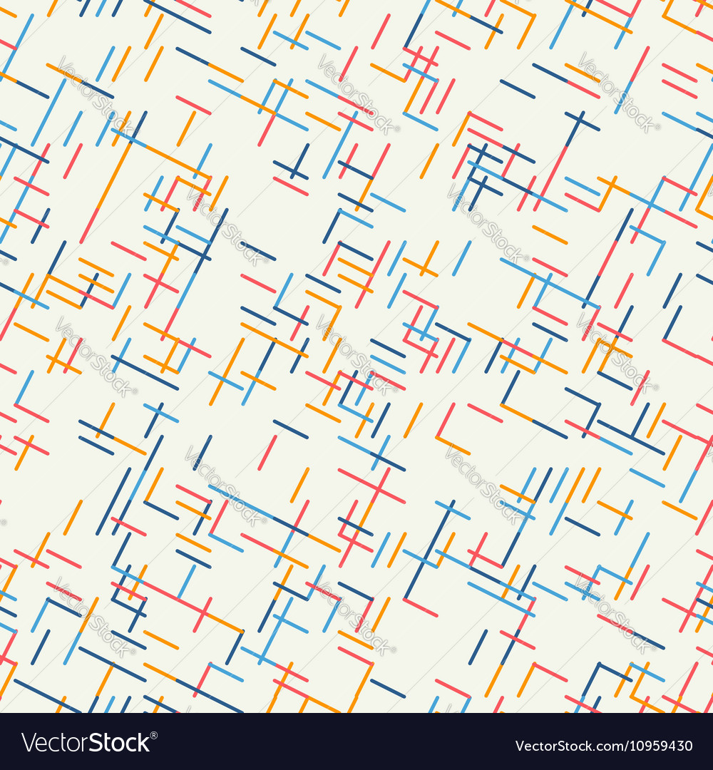 Abstract geometric background seamless pattern Vector Image