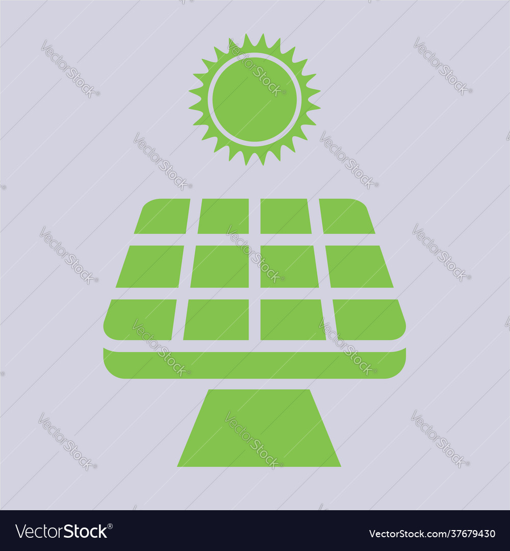 Green environment icon Royalty Free Vector Image