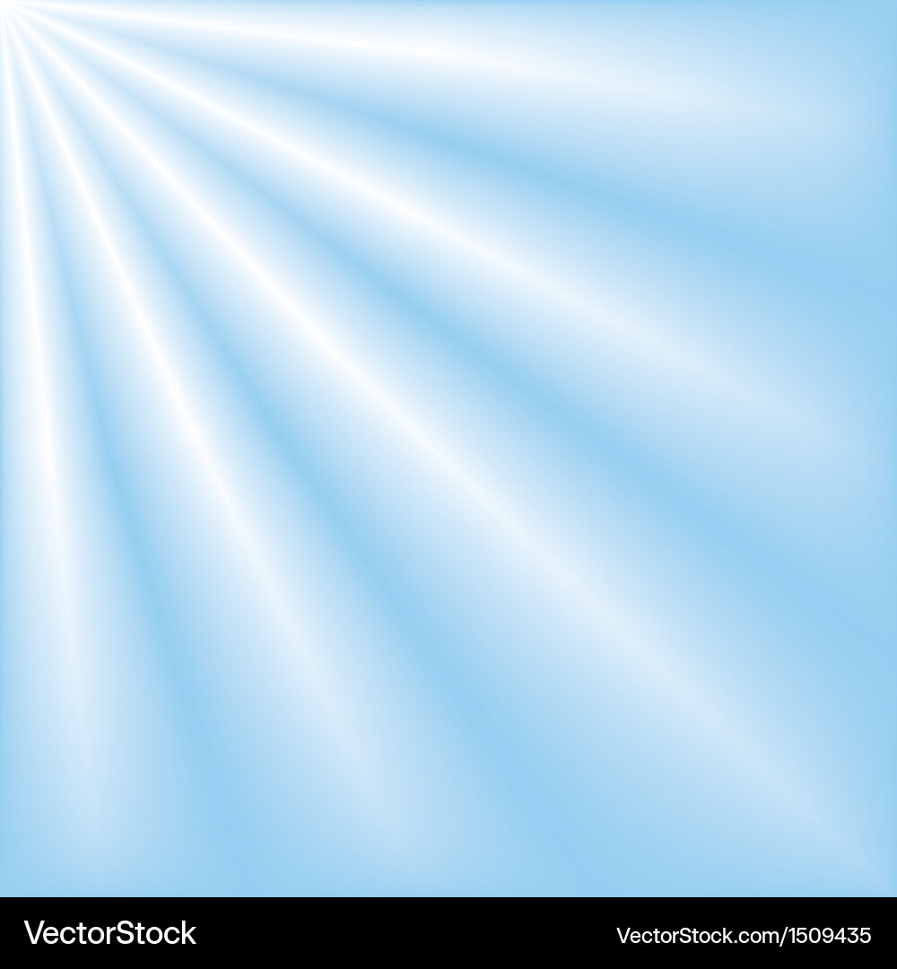 Blue sky with ray lights Royalty Free Vector Image