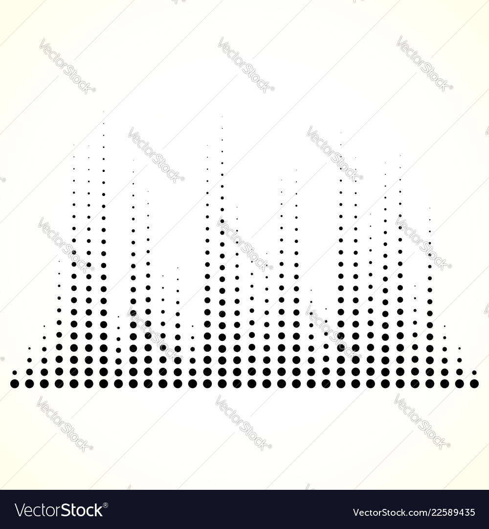 Dotted equaliser equalizer eq lines vertical dots Vector Image