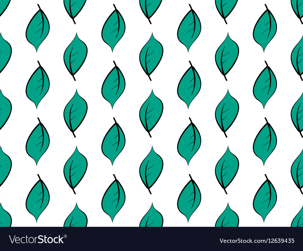 Seamless Leaves Pattern Royalty Free Vector Image