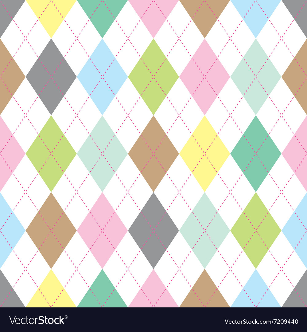 Argyle pattern Royalty Free Vector Image - VectorStock