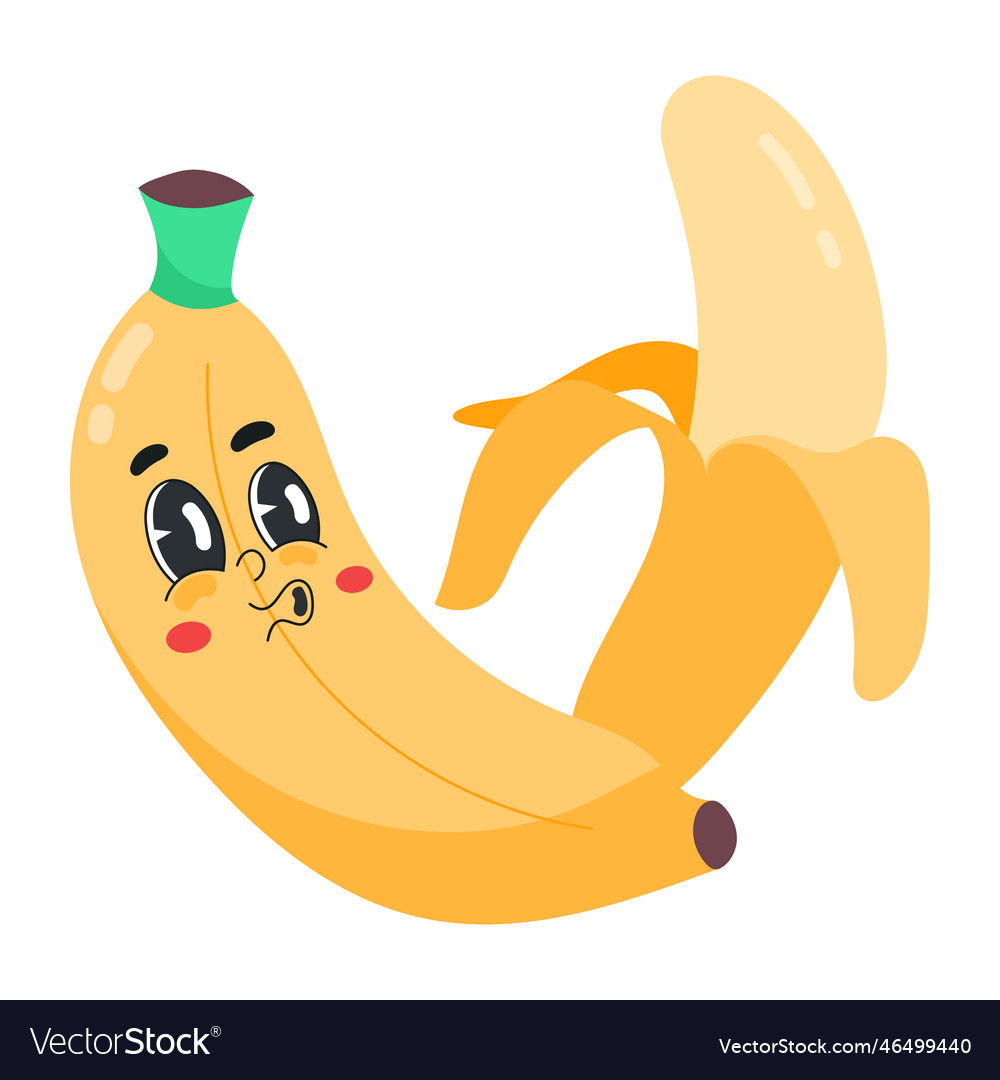 Cute bananas Royalty Free Vector Image - VectorStock