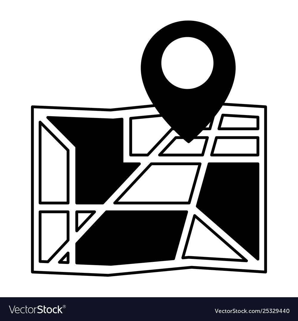 Map location navigation Royalty Free Vector Image