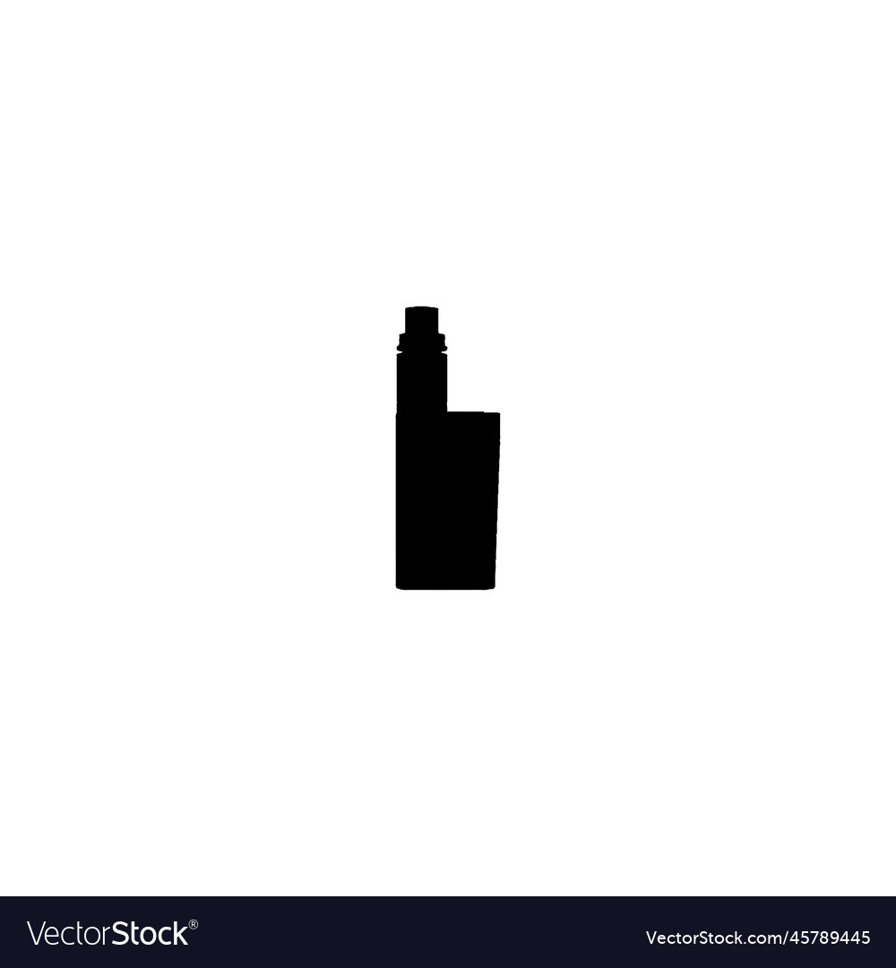 Electronic cigarette icon simple style stop smock Vector Image