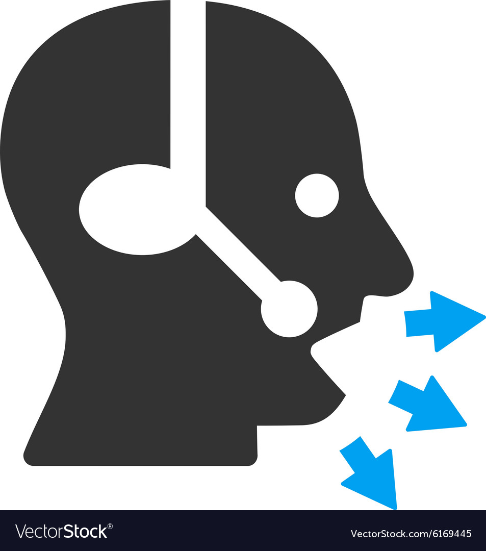 Operator message icon Royalty Free Vector Image