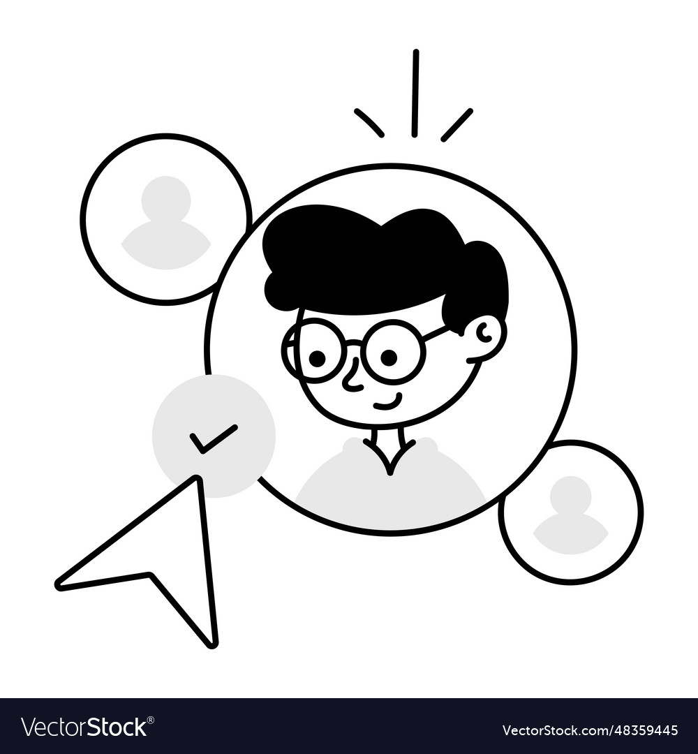 Select candidate Royalty Free Vector Image - VectorStock