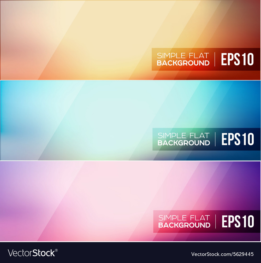 Simple flat gradient background Royalty Free Vector Image