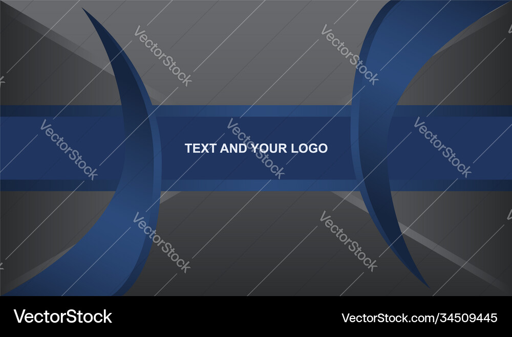 Youtube channel banner template with lines Vector Image