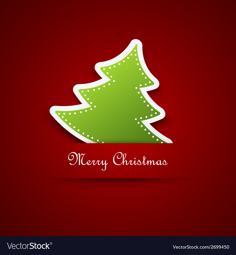 Christmas tree design Royalty Free Vector Image