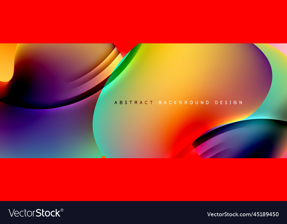 Trendy simple fluid color gradient abstract Vector Image