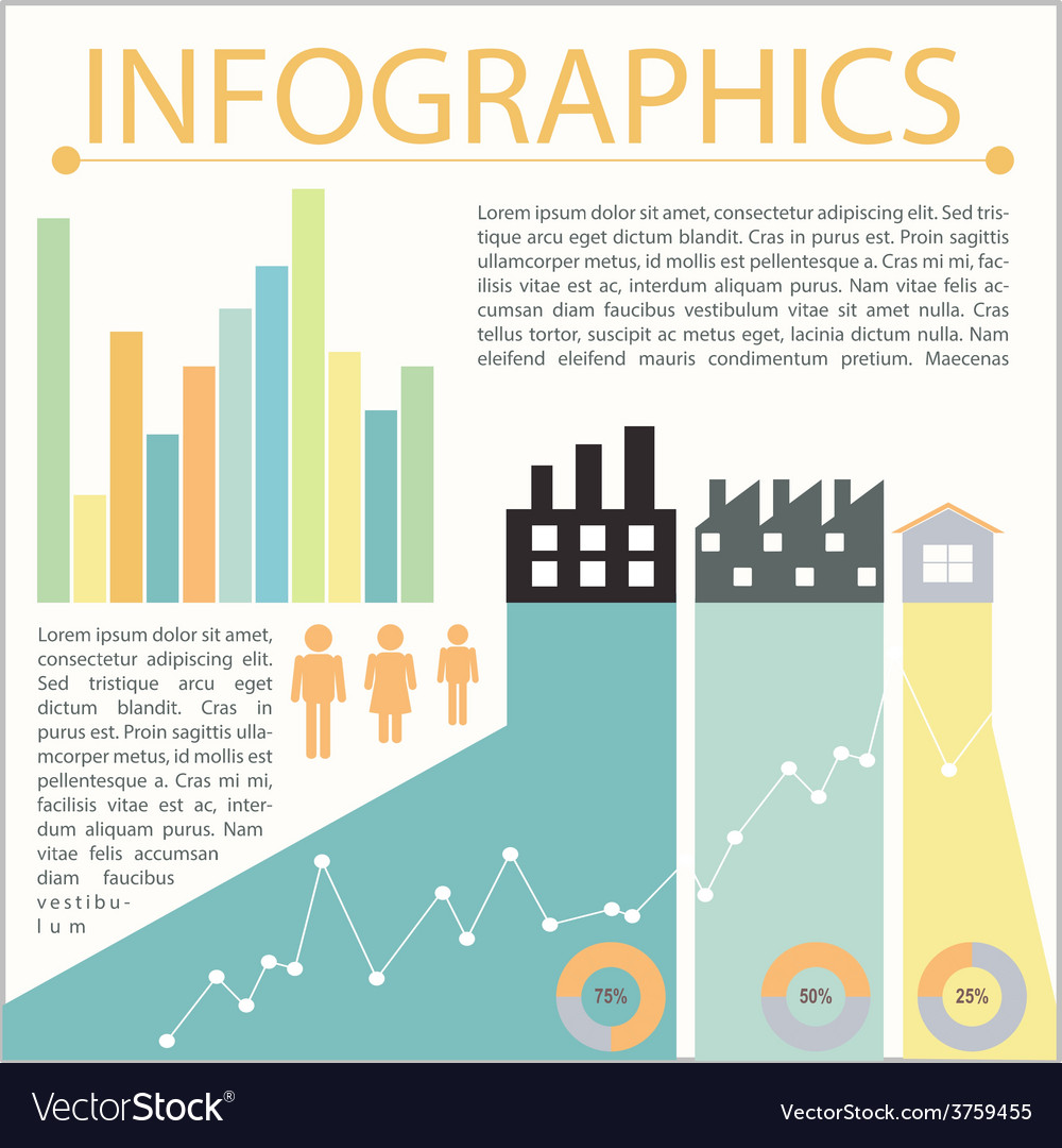 A Graphical Representation Royalty Free Vector Image