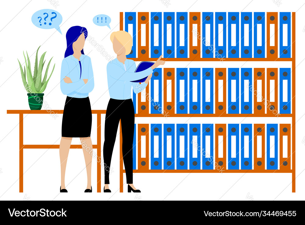 Boss gives employee an impossible task Royalty Free Vector