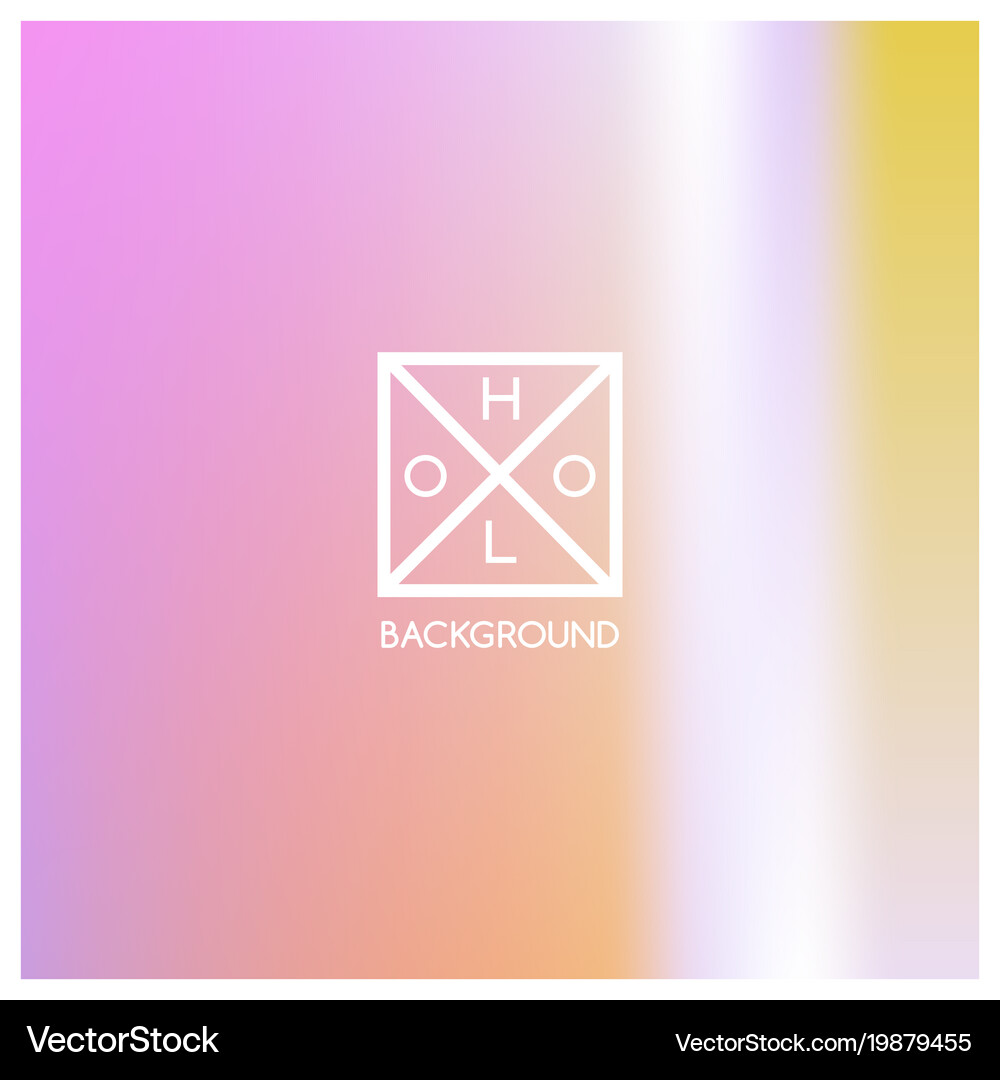 Holographic background holo sparkly cover Vector Image