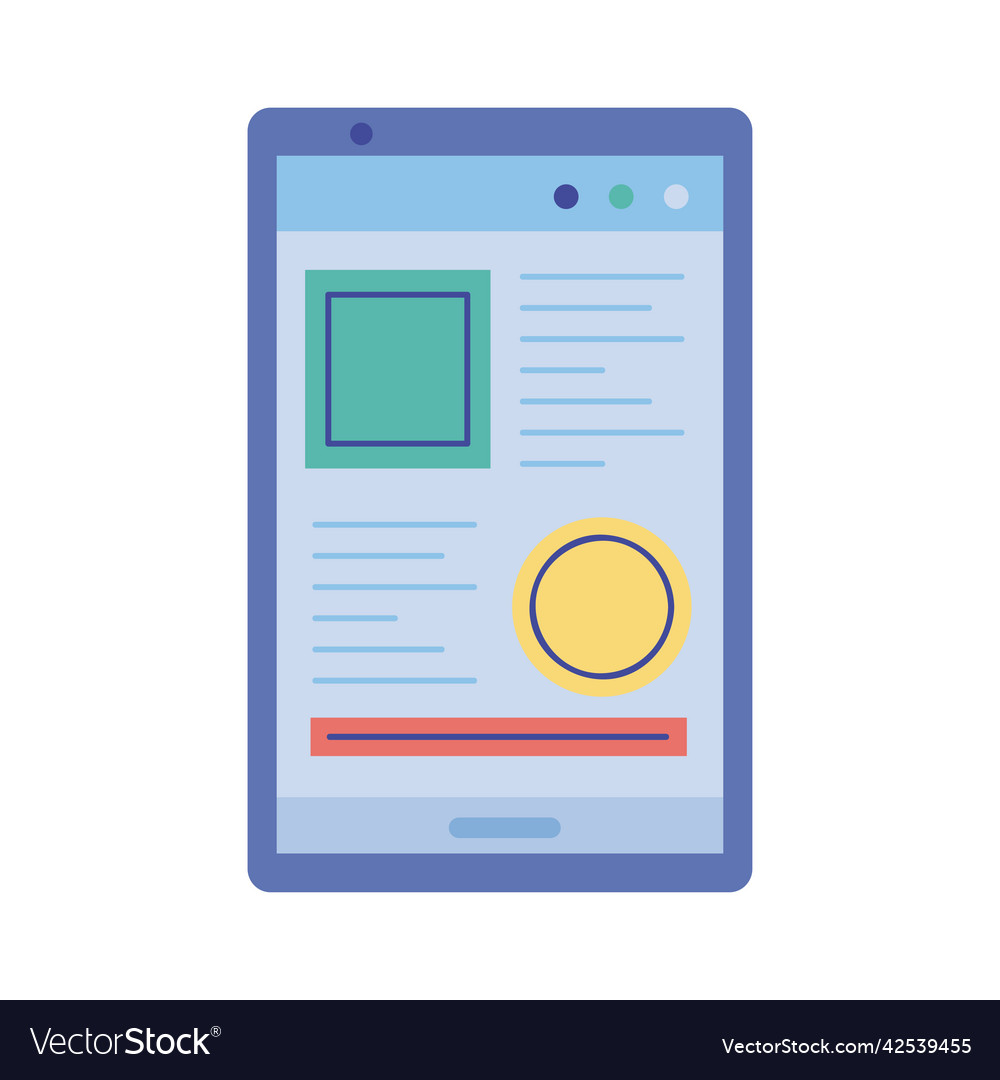 Smartphone device technology Royalty Free Vector Image