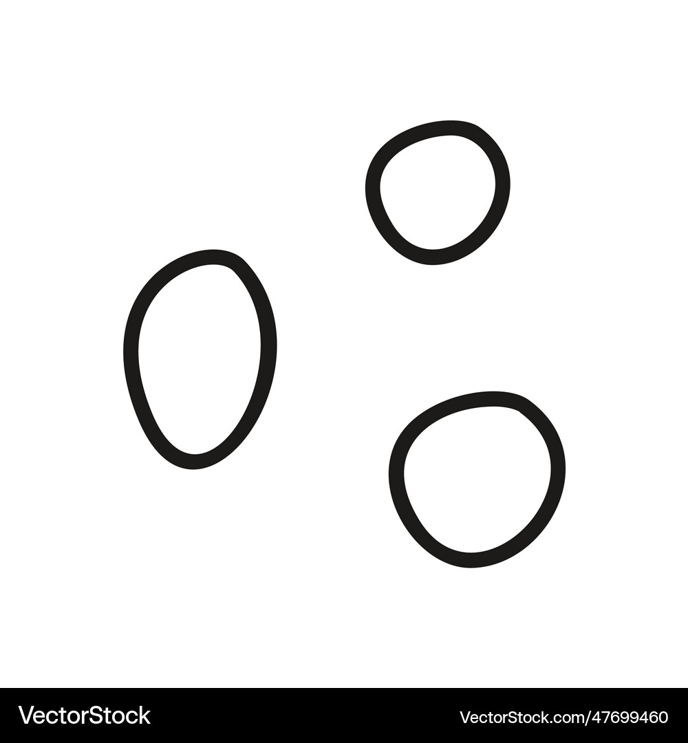 Hand drawn linear of rocks Royalty Free Vector Image