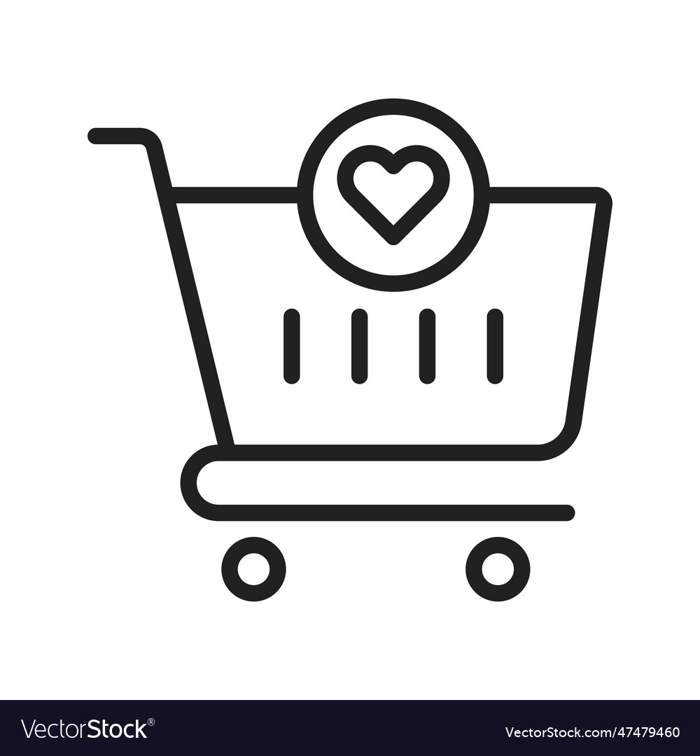 Wishlist icon image Royalty Free Vector Image - VectorStock