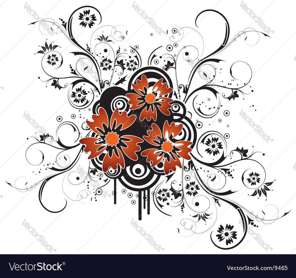 Background flower Royalty Free Vector Image - VectorStock