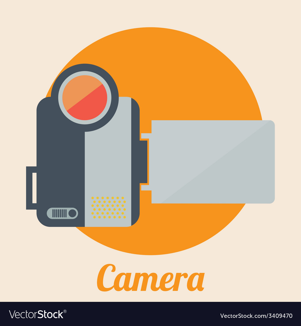Camera design Royalty Free Vector Image - VectorStock