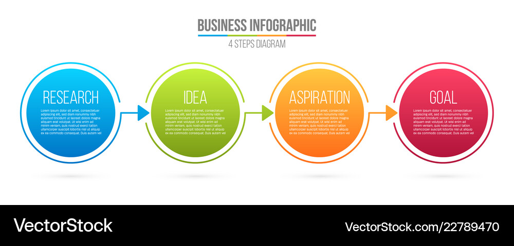 Creative of infographic line Royalty Free Vector Image