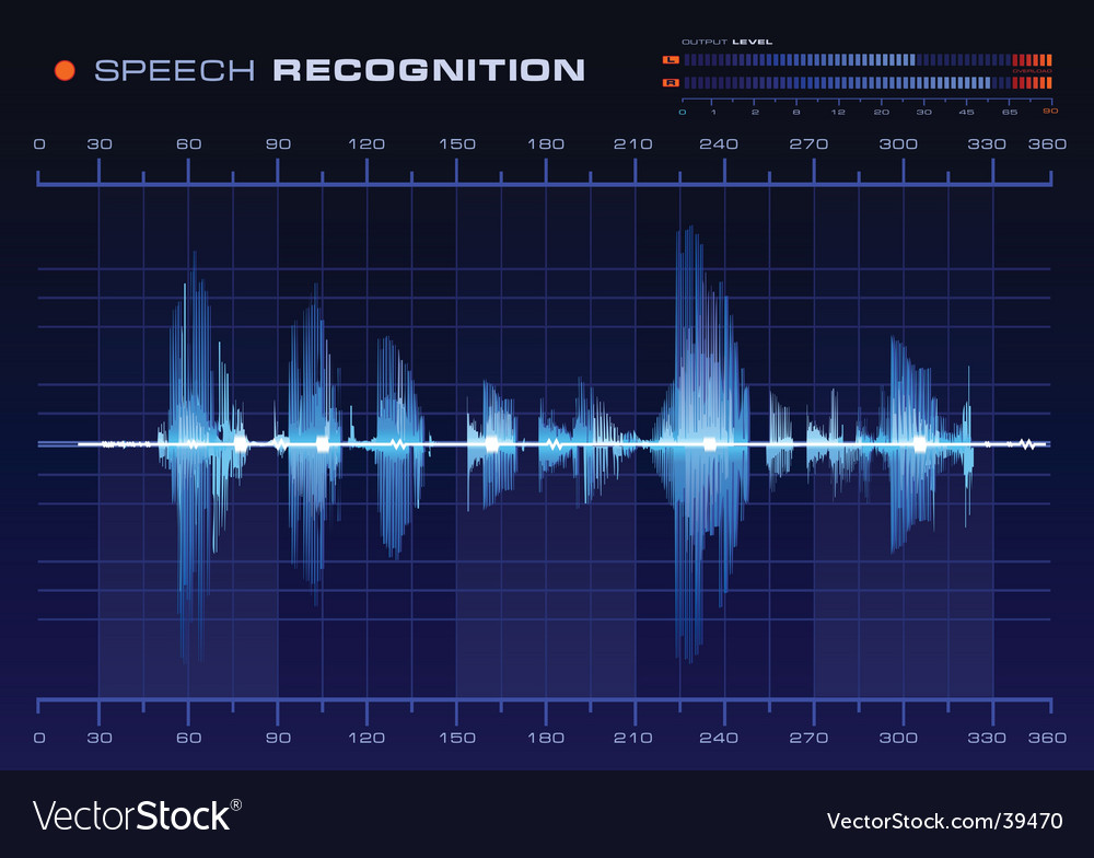 Speech recognition Royalty Free Vector Image - VectorStock