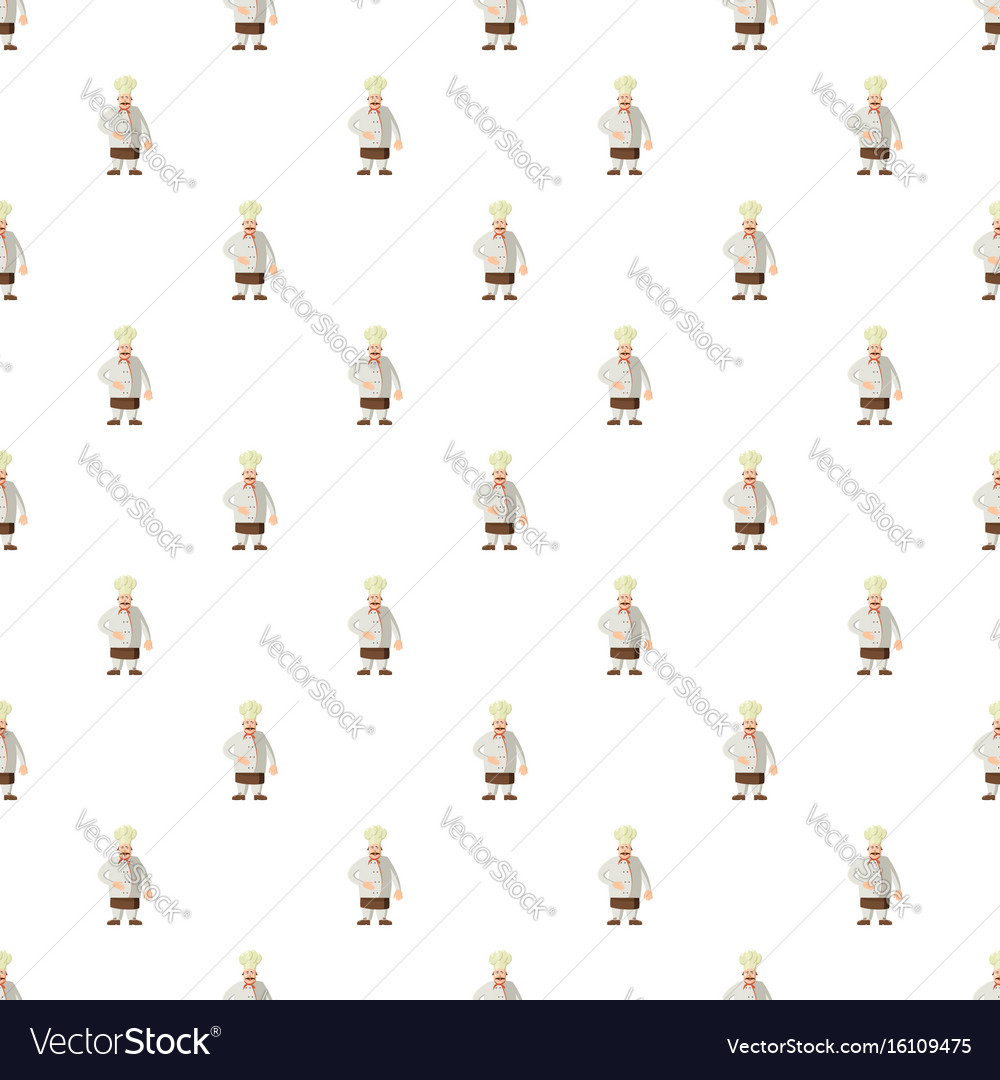 Chef pattern Royalty Free Vector Image - VectorStock