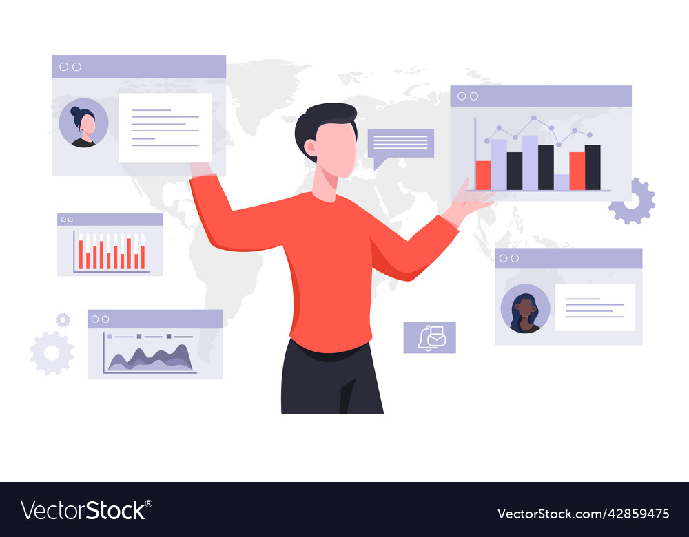Development strategy concept Royalty Free Vector Image