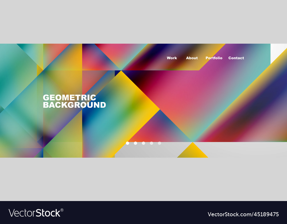 Dynamic lines triangles rectangles geometric Vector Image