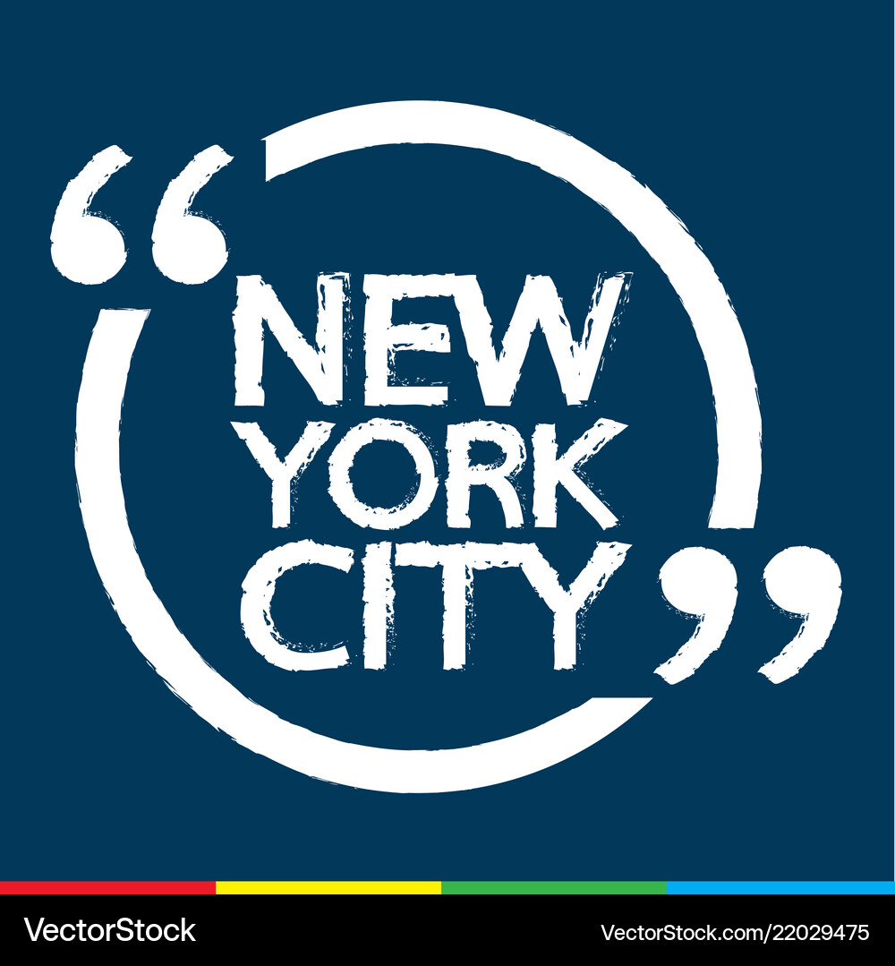 New york city design Royalty Free Vector Image