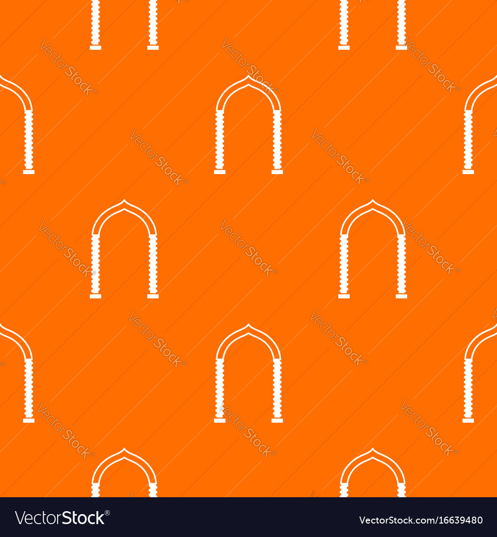 Arch pattern seamless Royalty Free Vector Image