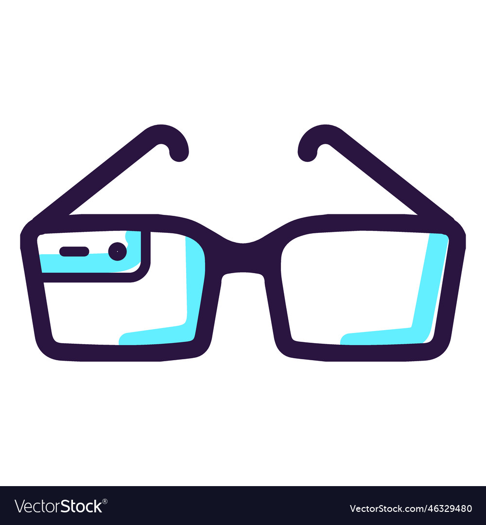 Augmented reality glasses icon Royalty Free Vector Image Augmented reality glasses icon Royalty Free Vector Image