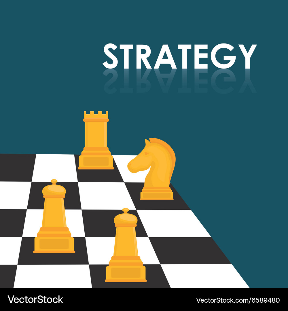 Business strategies and solutions Royalty Free Vector Image