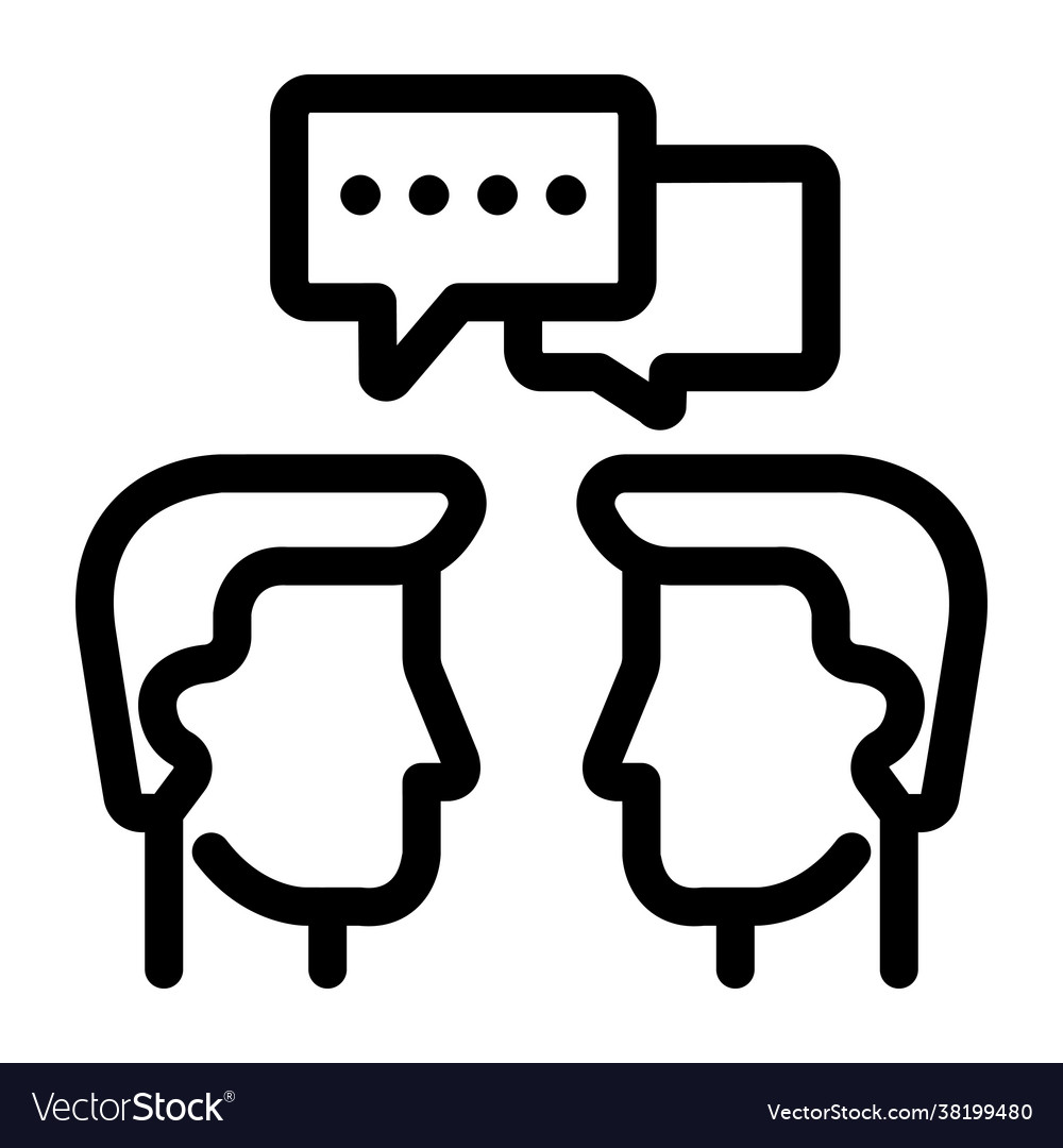 Conversation Royalty Free Vector Image - VectorStock