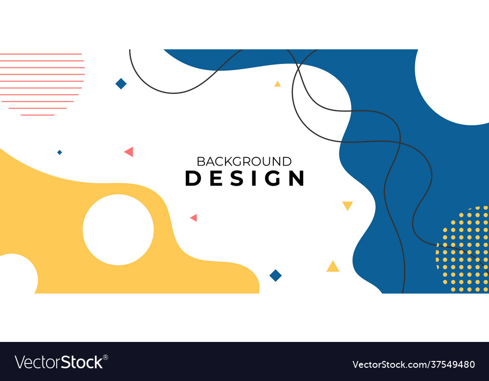 Creative colorful abstract minimal background Vector Image