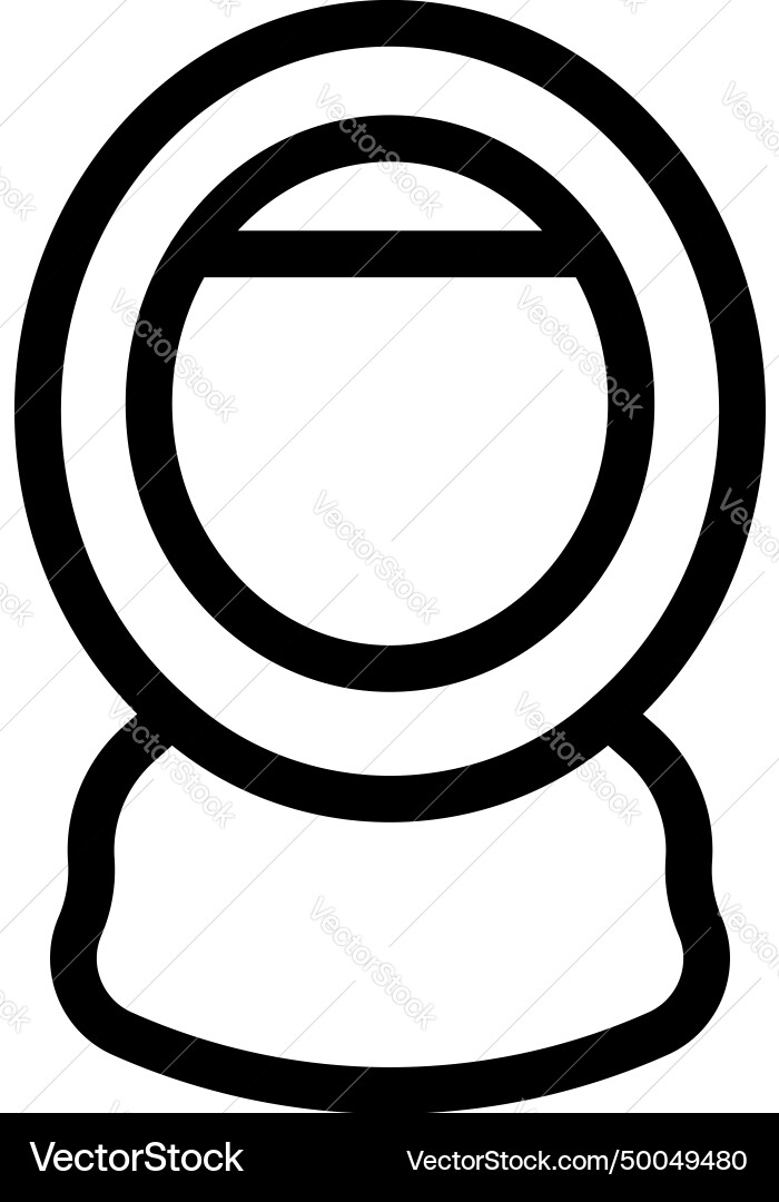 Various career female icon outline middle Vector Image