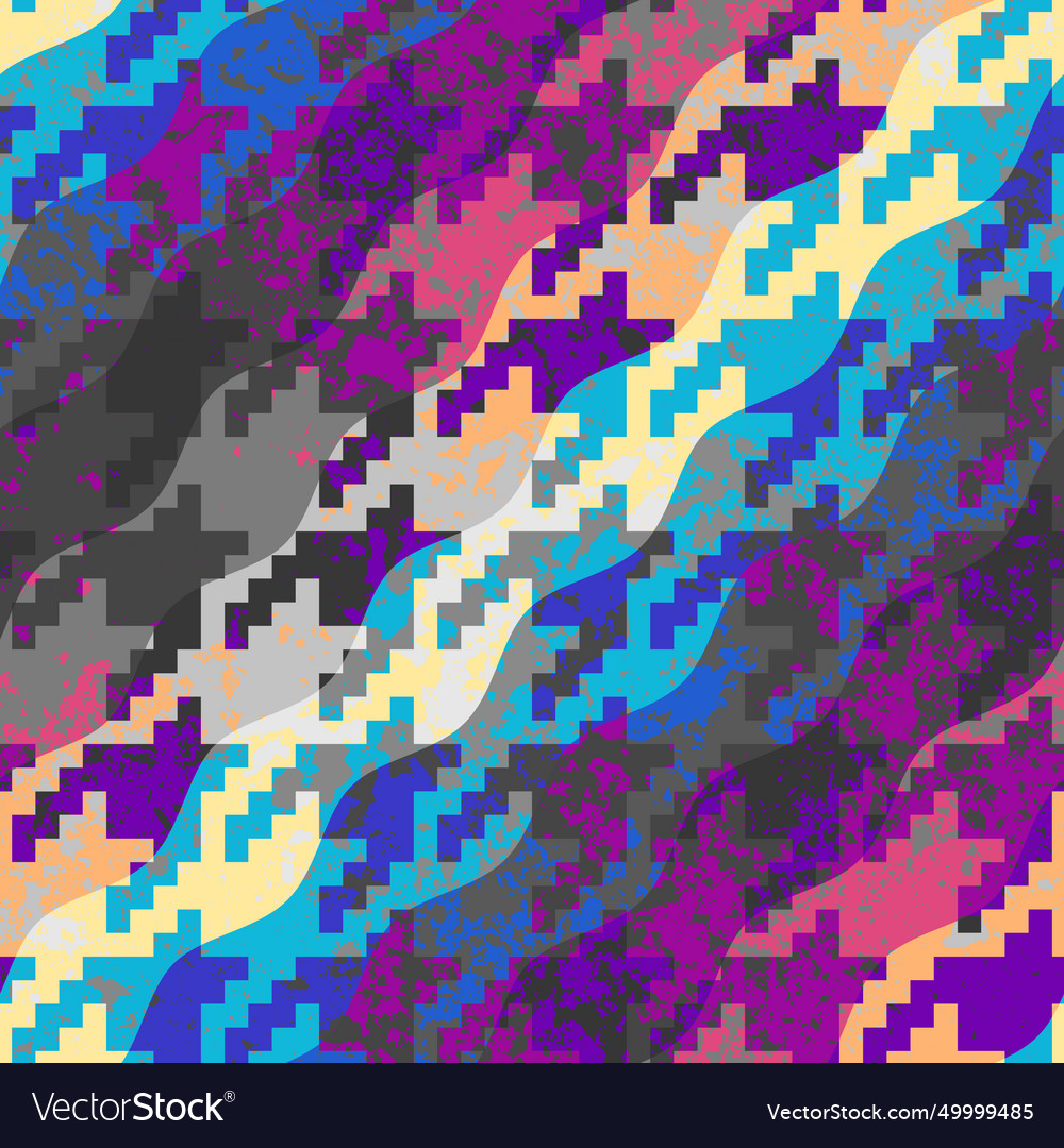 Abstract seamless pattern diagonal plaid pattern Vector Image
