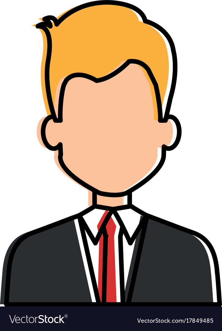 Businessman avatar character icon Royalty Free Vector Image