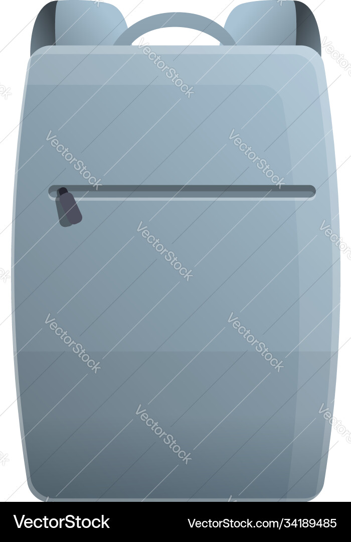Waterproof laptop backpack icon cartoon style Vector Image