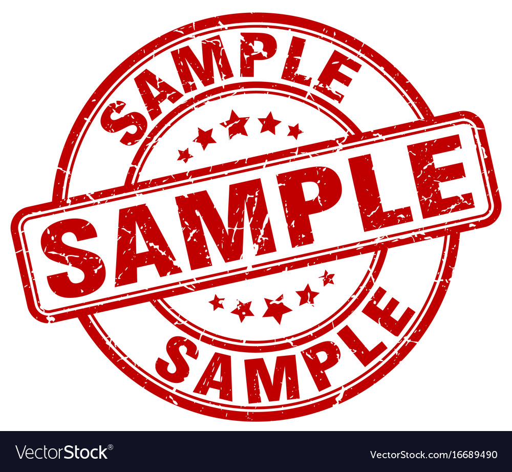 Sample stamp Royalty Free Vector Image - VectorStock