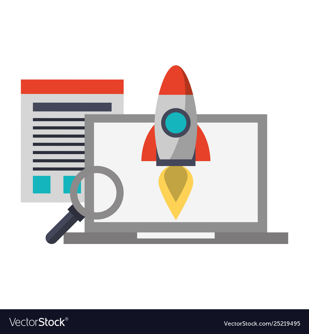 Technology software tools cartoon Royalty Free Vector Image