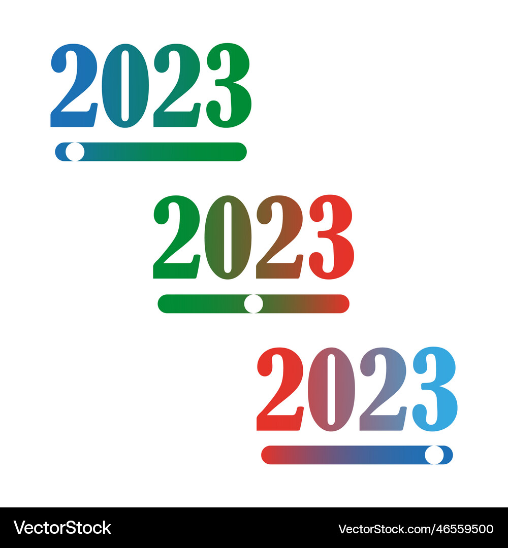 2023 scale great design for any purposes creative Vector Image